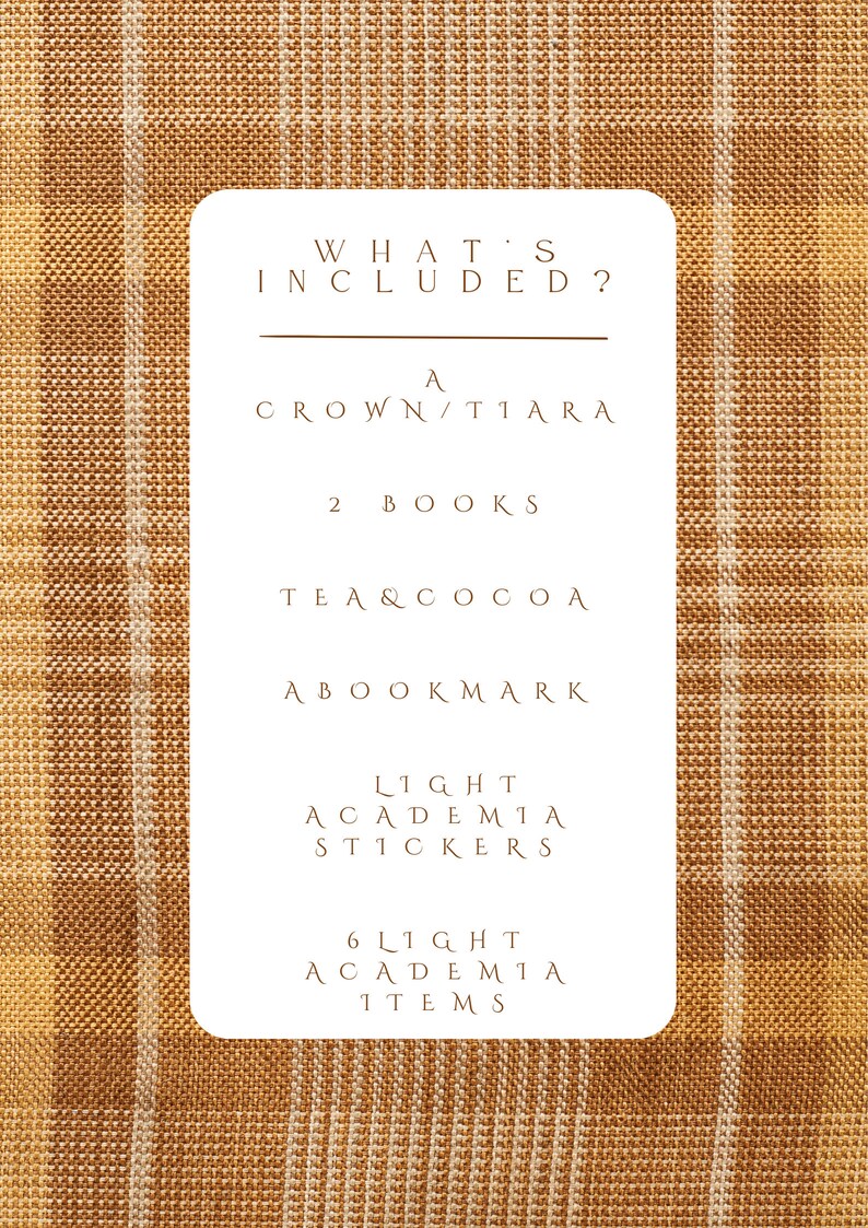 Light Academia Book Box - Etsy