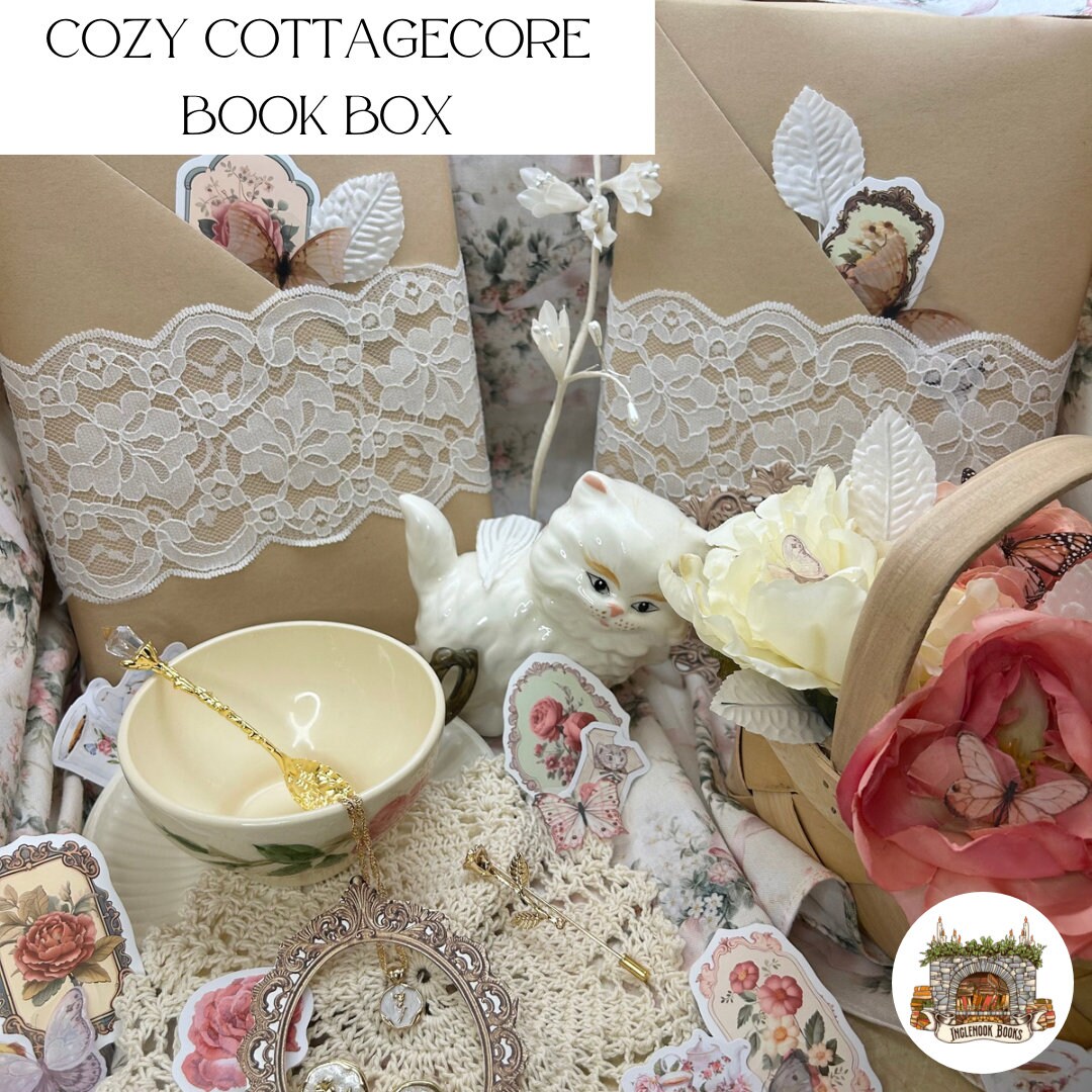 Cozy Cottagecore Book Box - Etsy