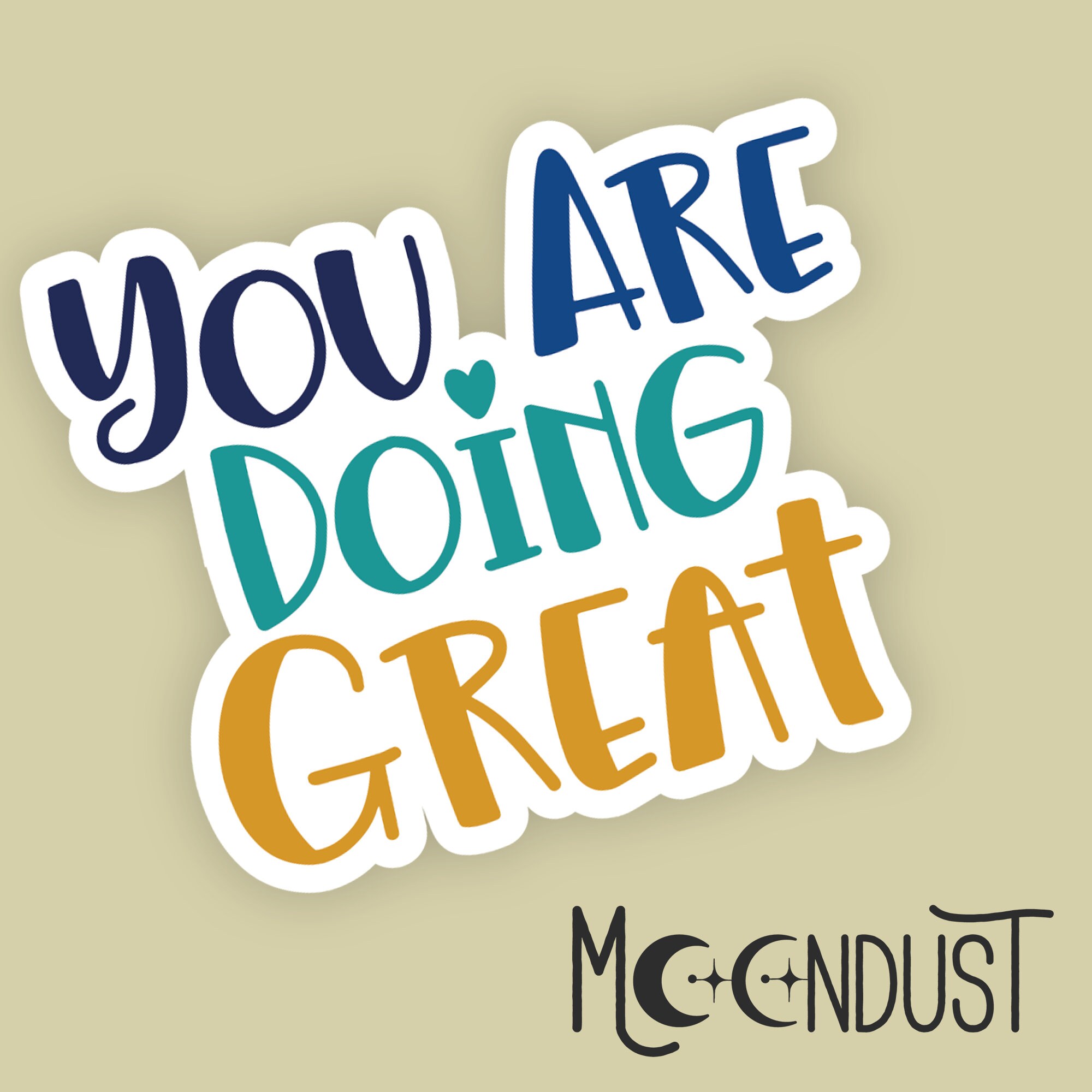 You Are Doing Great Sticker, I Am Enough, Do It Anyway, Motivation ...