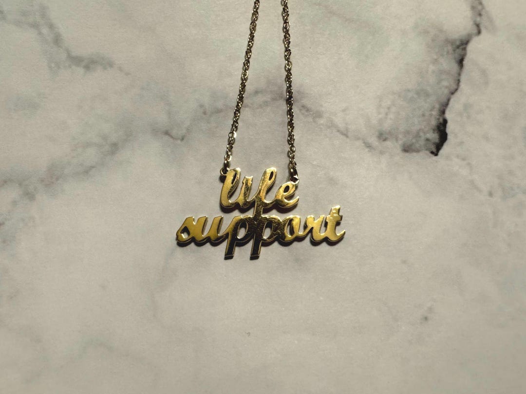 Life Support by Madison Beer Necklace (gold) - Etsy