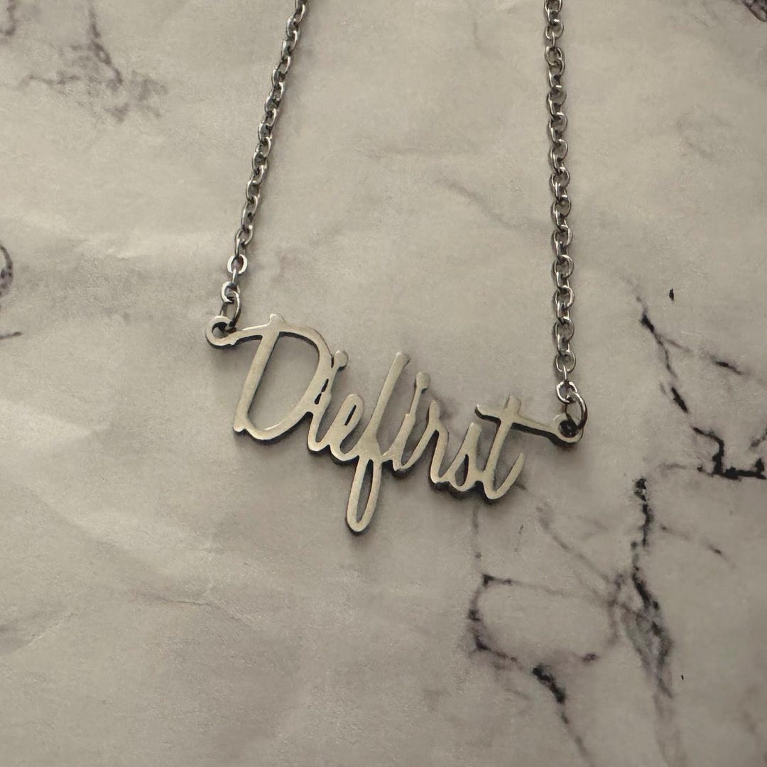 Die First by Nessa Barrett Necklace (silver) - Etsy