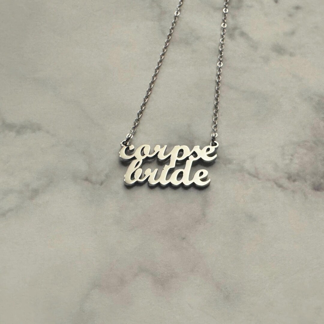 Decay by Nessa Barrett “corpse Bride” Necklace (silver) - Etsy