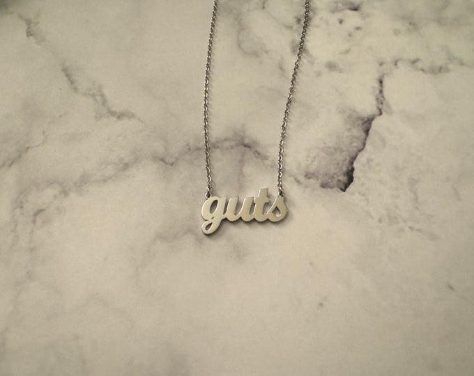 Olivia Rodrigo Guts Necklace (silver) - Etsy