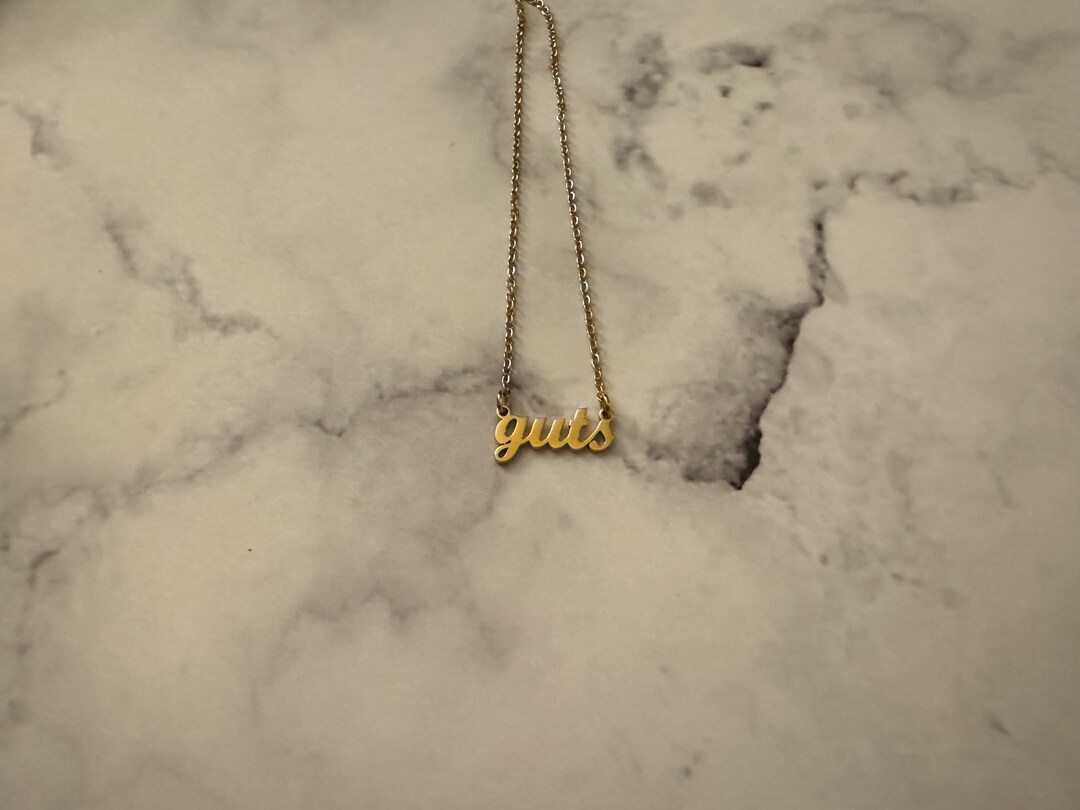 Olivia Rodrigo Guts Necklace gold - Etsy