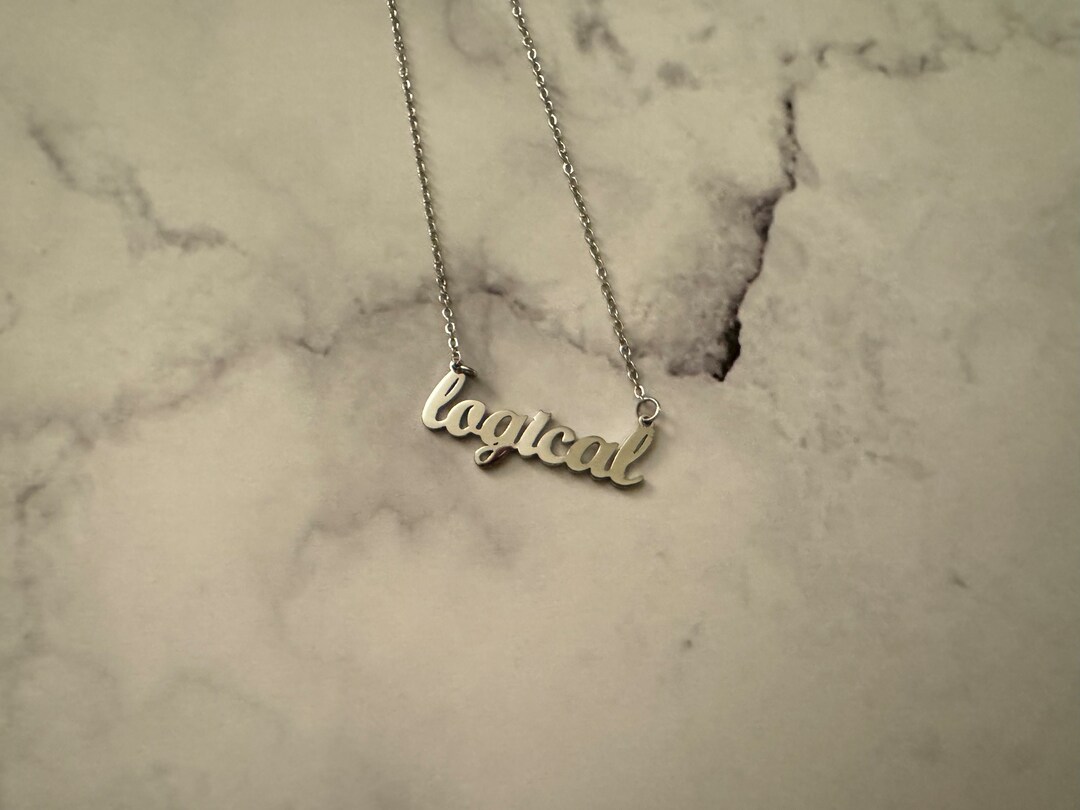 Olivia Rodrigo Guts “logical” Necklace (silver) - Etsy
