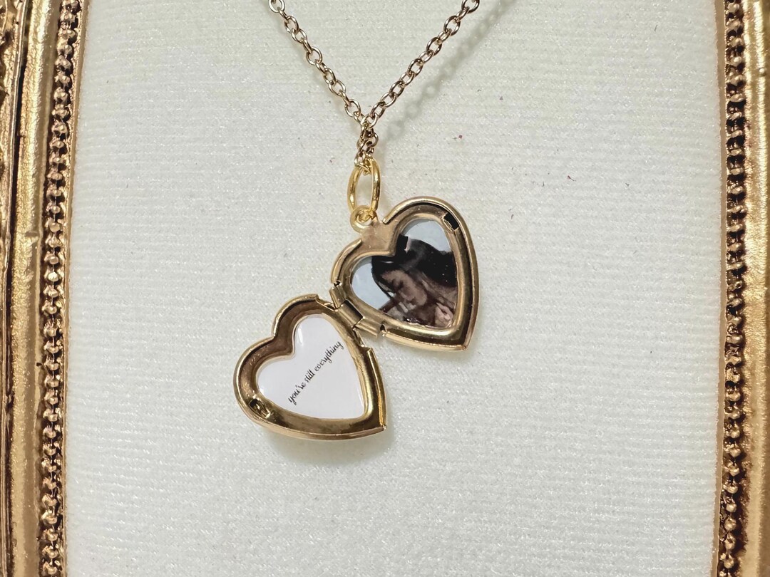 You’re Still Everything by Madison Beer Locket Necklace (gold) - Etsy