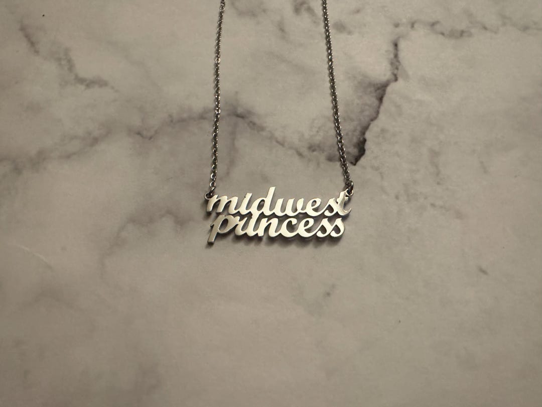 Midwest Princess by Chappell Roan Necklace (silver) - Etsy