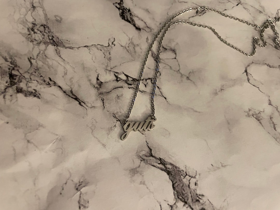 Olivia Rodrigo Guts Necklace silver - Etsy