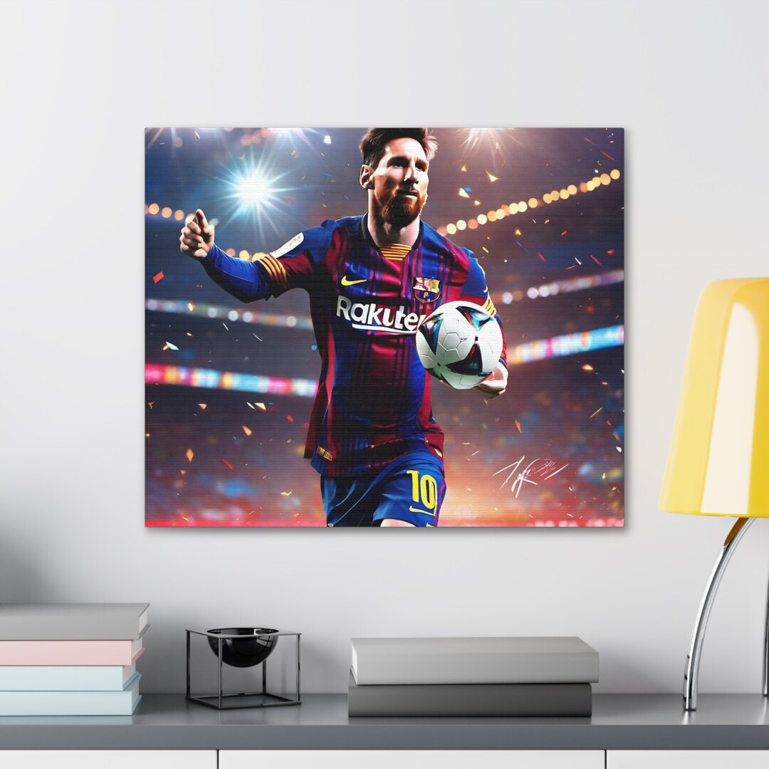 Mesmeric Moments: Lionel Messi Canvas Gallery Wraps - Etsy