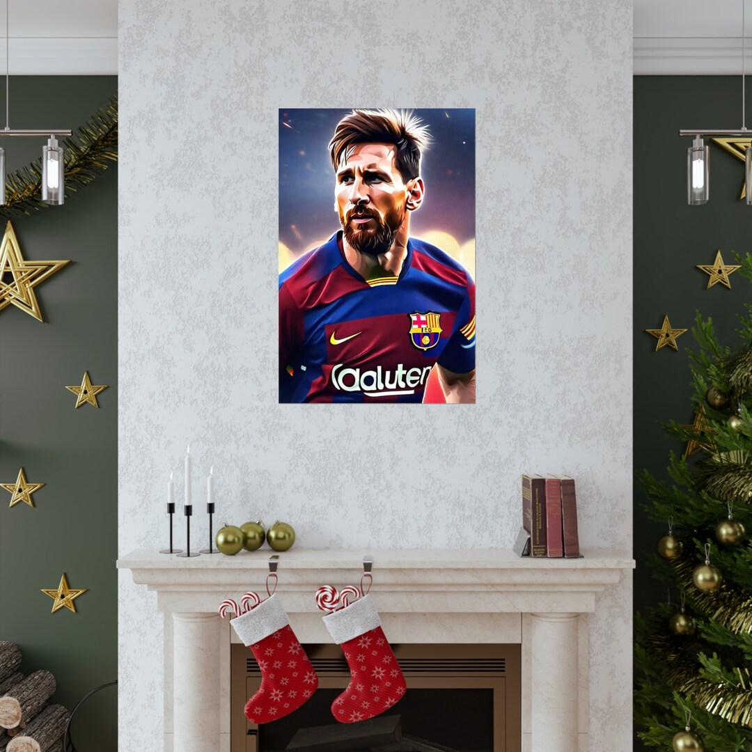 Lionel Messi A Portrait of Greatness Matte Vertical Poster - Etsy