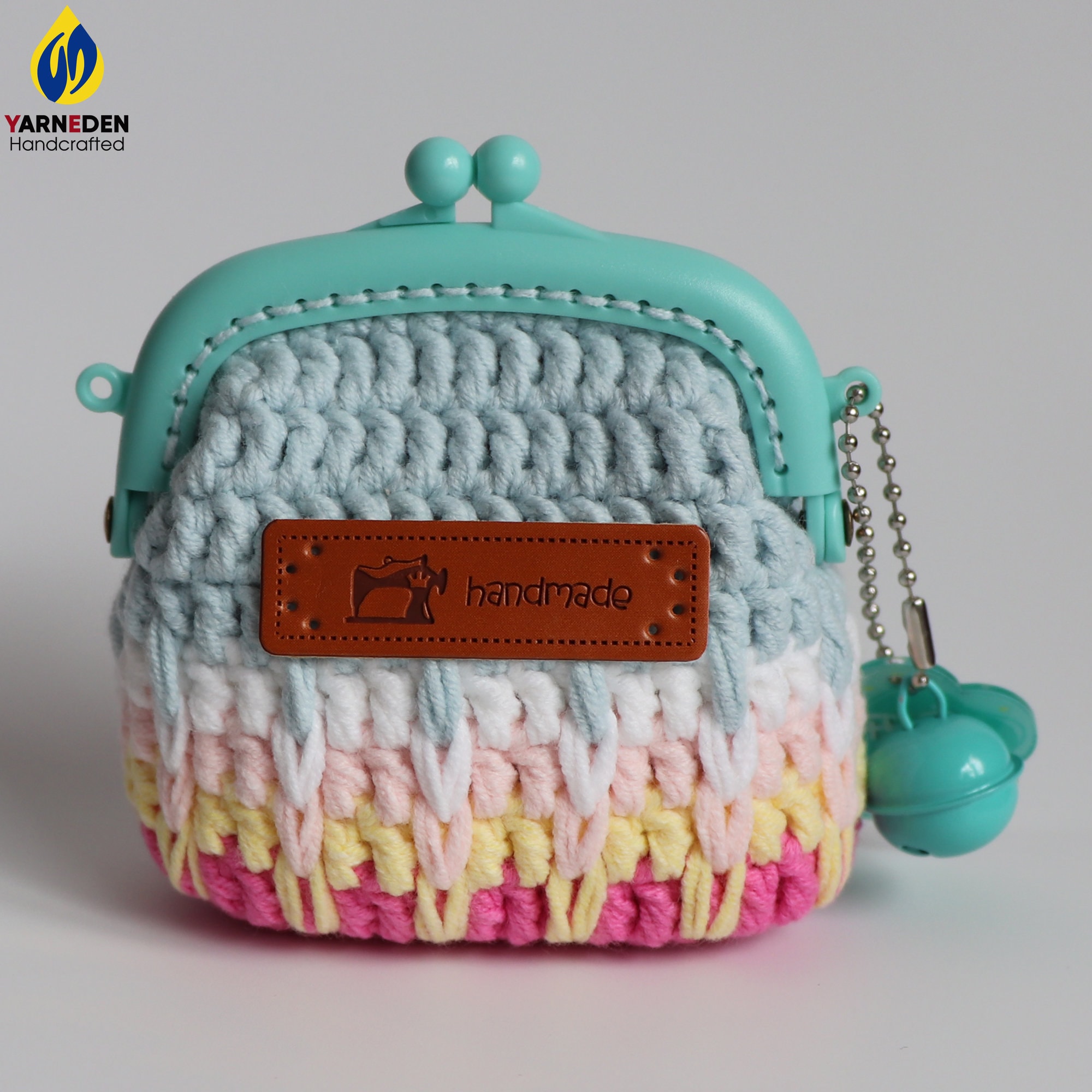 Colorful Crochet Coin Purse Handmade Bag Small Pouch Crochet Unique ...