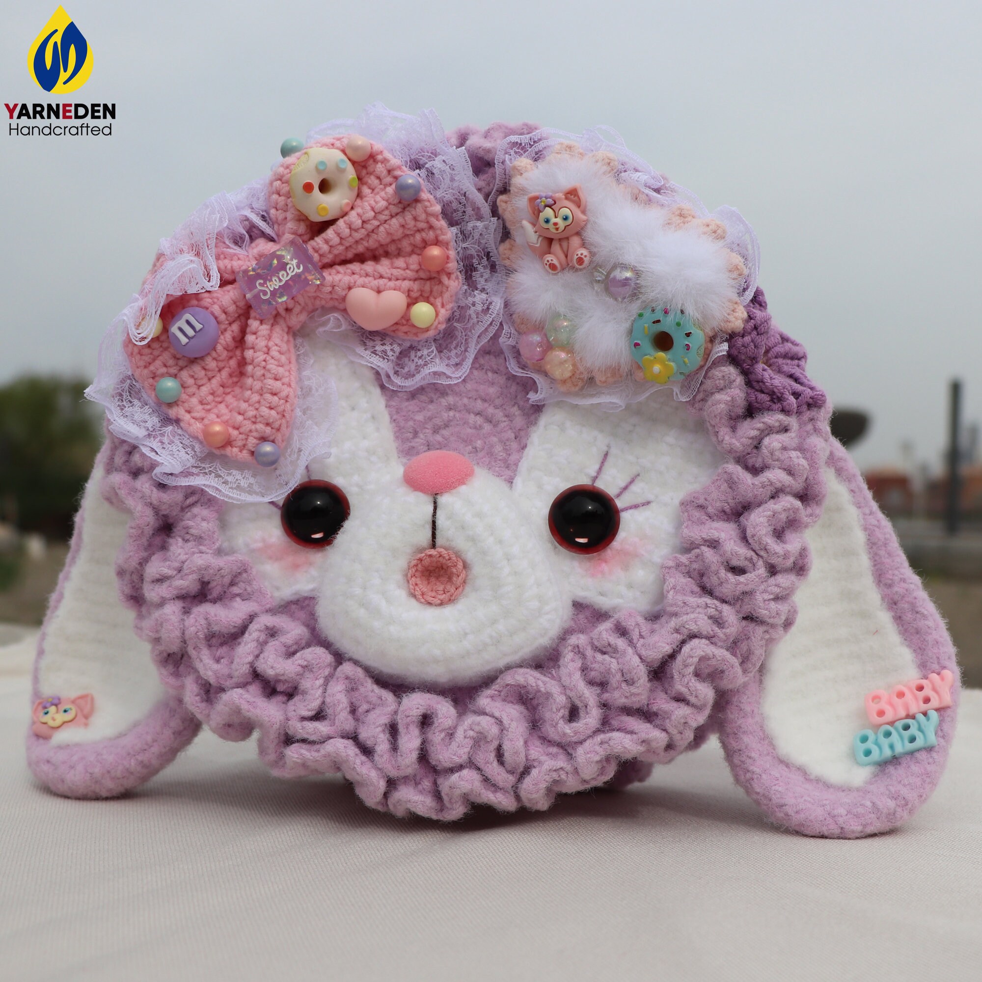 Crochet Backpack Bag Cute Handmade School Bunny Adorable Unique Animal ...