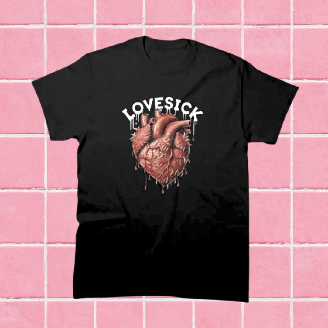 Lovesick Heart, Anatomical Heart, Dripping Blood Heart, Goth Style ...