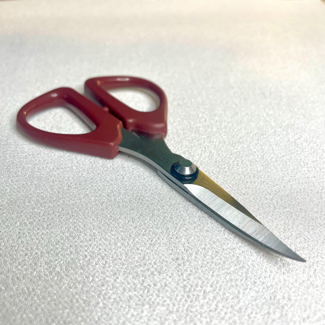 Japanese Cutting Work Scissors Arched Blade 115mm From Clover - Etsy