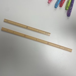 Mini Bamboo Ruler 20cm, 30cm Made in Japan - Etsy
