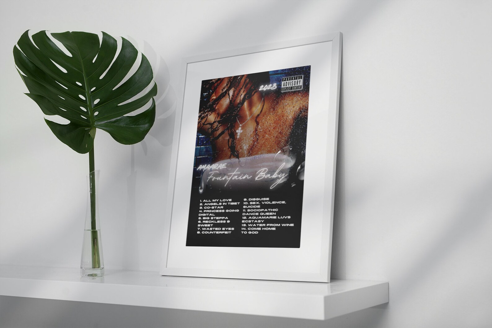 Amaarae Fountain Baby Album Cover Poster Digital Print, Music Wall Art ...