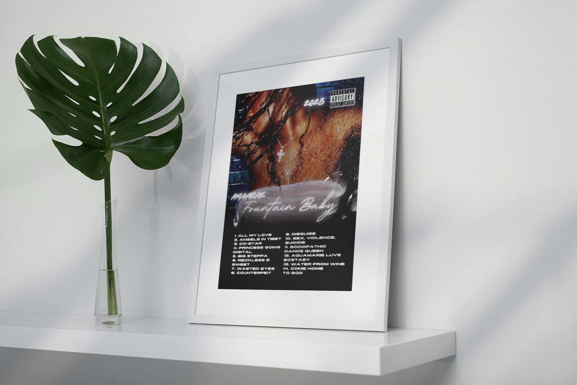 Amaarae Fountain Baby Album Cover Poster Digital Print, Music Wall Art ...