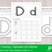 Letter Tracing / Alphabet Dot Marker Upper and Lower Case Alphabet ...