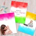 Watercolor Border Clipart, Rainbow Background PNG & JPG, Digital Frames ...