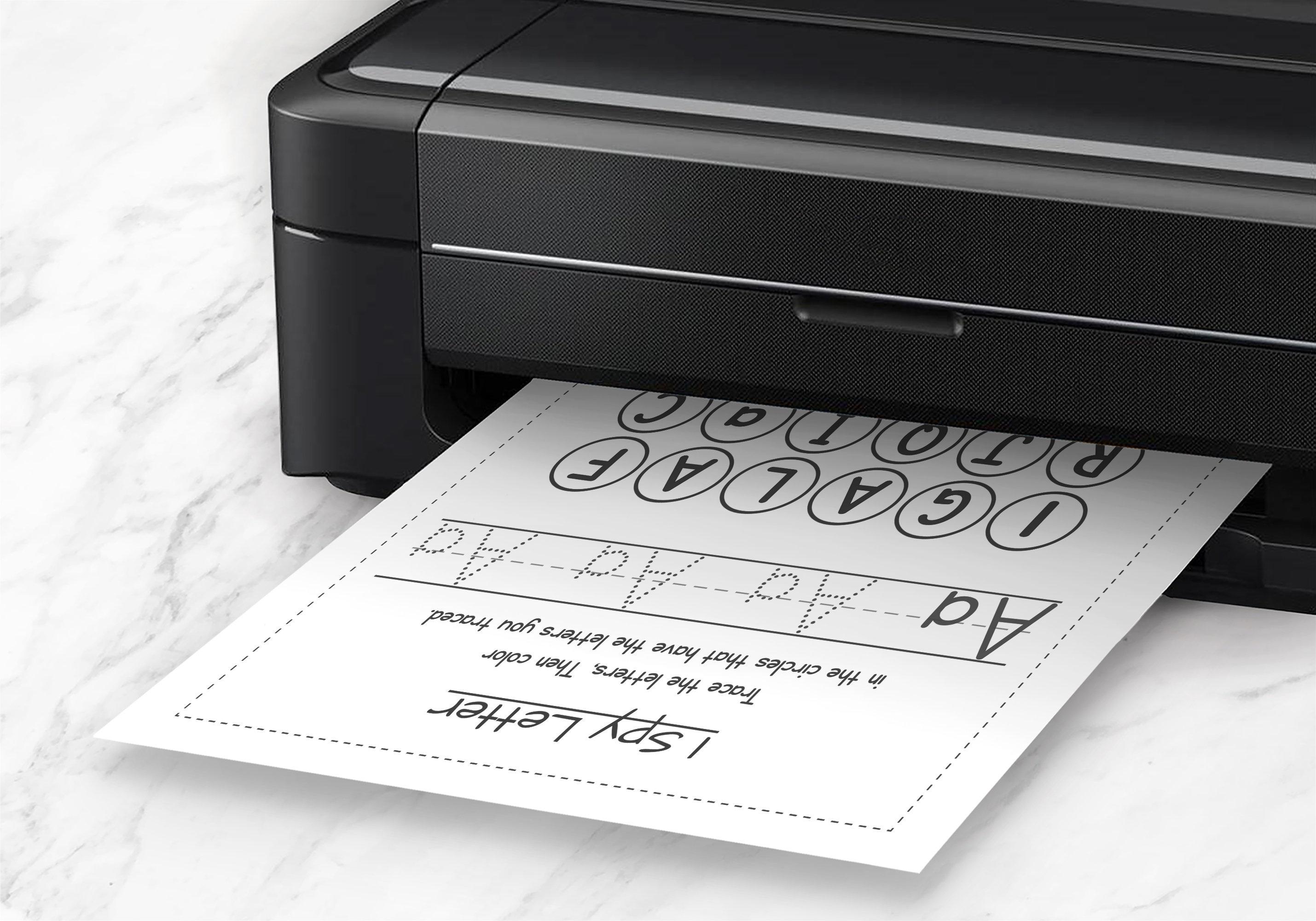 Letter Tracing | I Spy Letter Upper and Lower Case | Alphabet Letters A ...