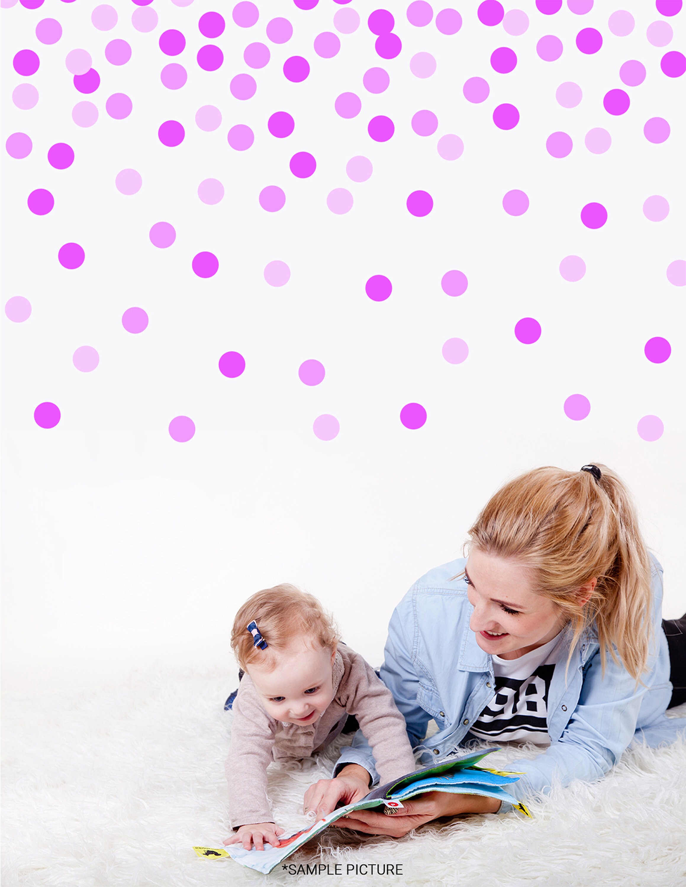 Confetti Digital Paper Clipart, PNG & JPG Colorful Rainbow Patterns ...