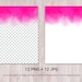 Watercolor Border Clipart, Rainbow Background PNG & JPG, Digital Frames ...
