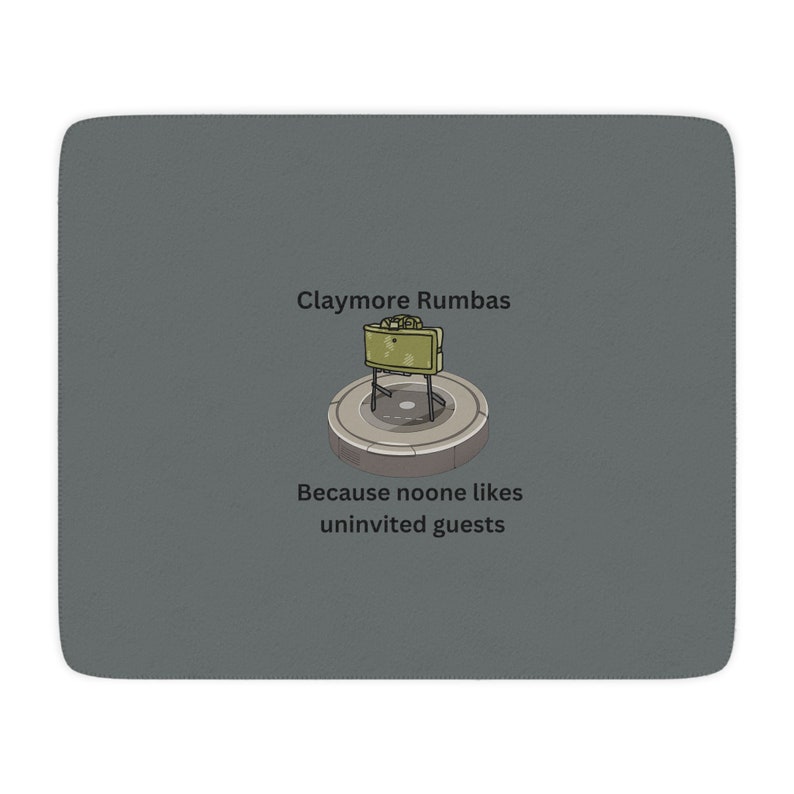 Claymore Rumba Sherpa Blanket Front Toward Enemy Military Gift Father ...