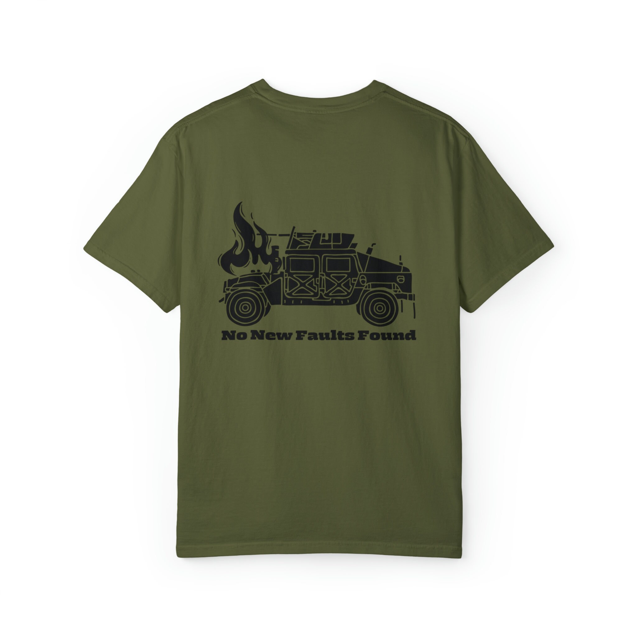Humvee Shirt, Motor Pool Mondays, No New Faults Found Tshirt, Funny ...