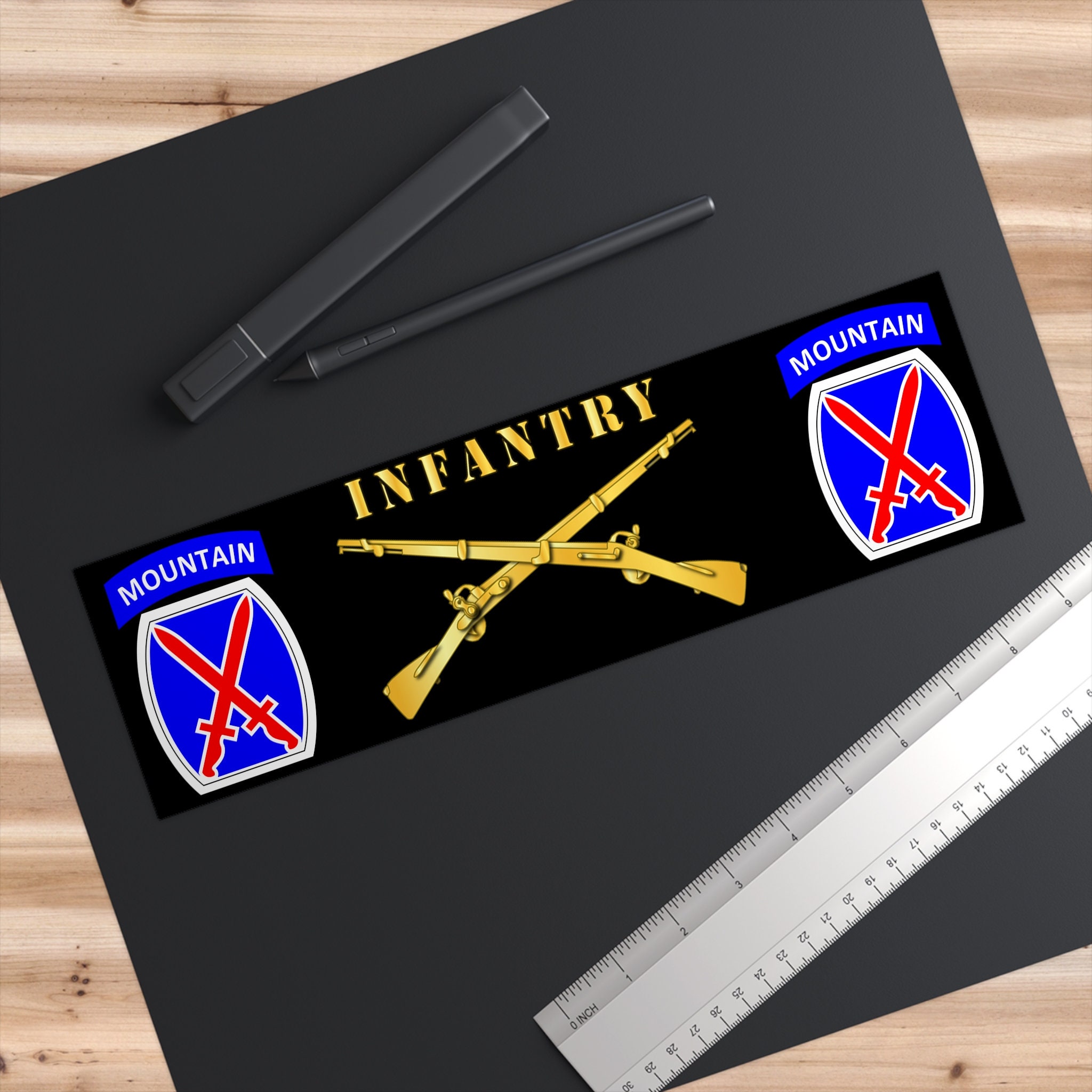 10th Mountain Div Bumper Stickers Car Decal Laptop 10th Mountain US ...