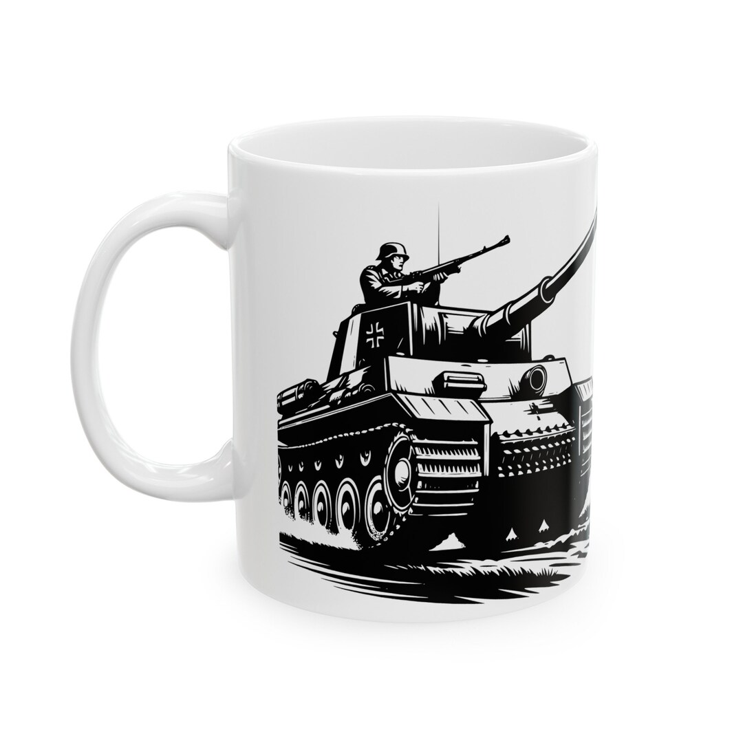 Panzer Tank Ceramic Mug, War Thunder World of Tanks Ww2 Gift for Him ...
