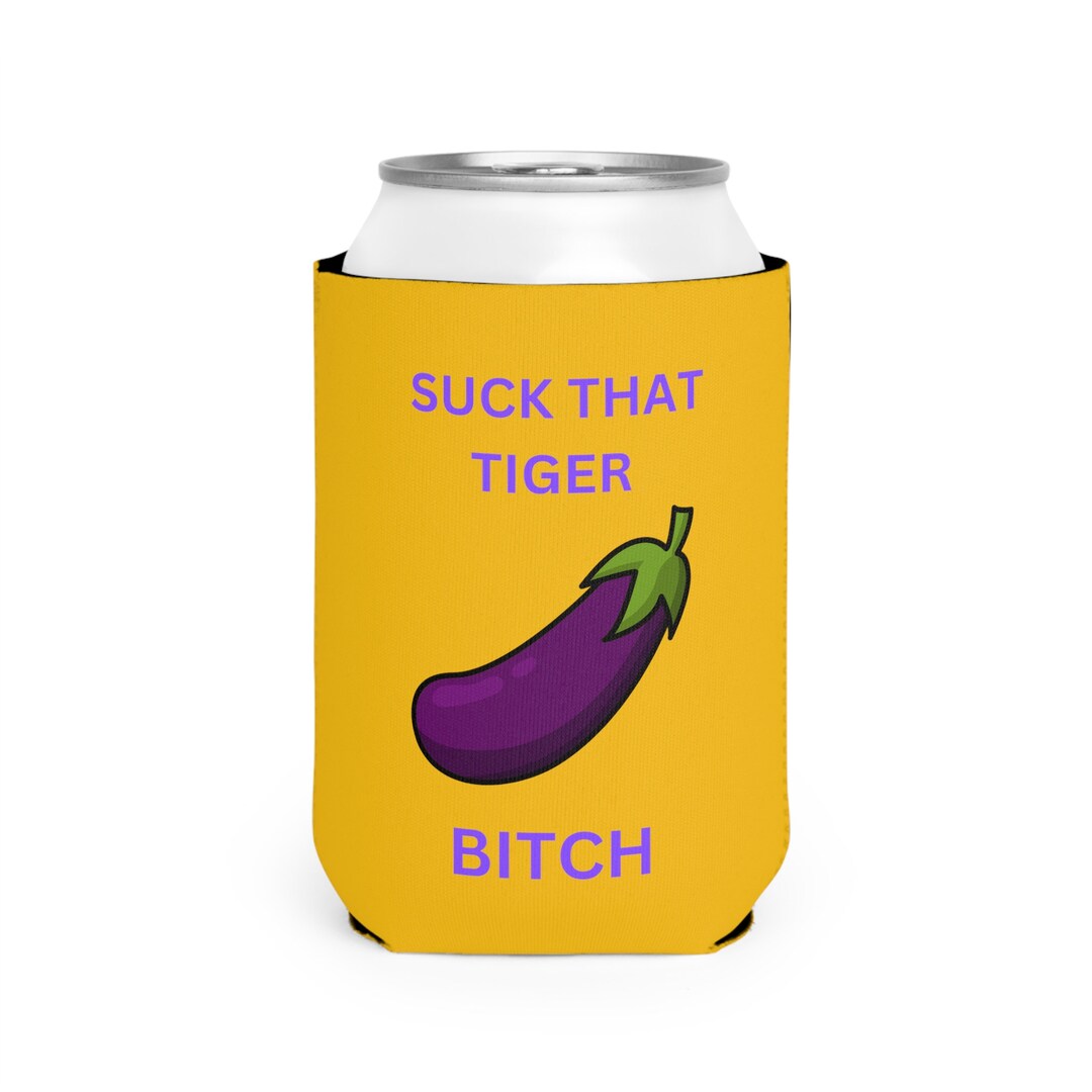 LSU Can Cooler Sleeve Louisiana State College Geaux Tigers Purple and ...