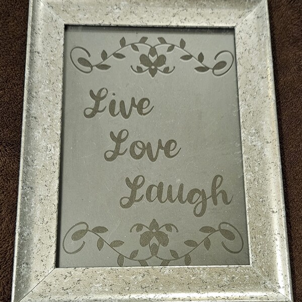 Etched Glass Picture - Etsy