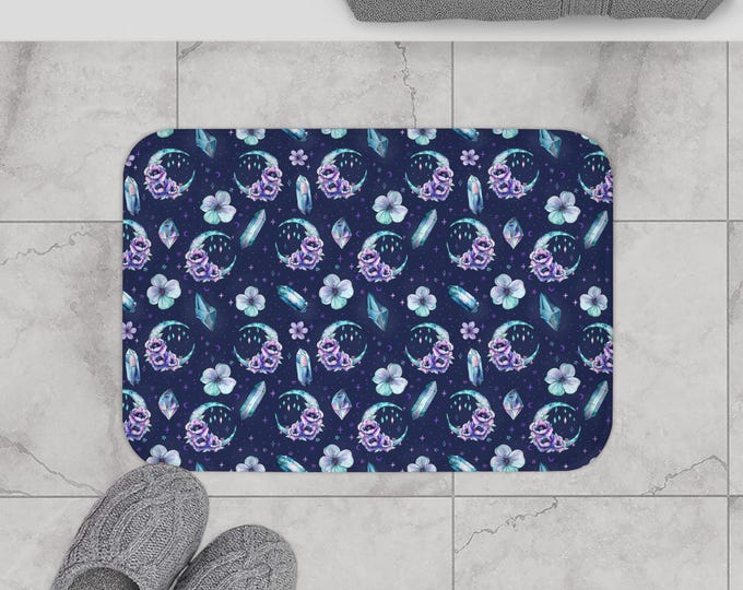 WAHINE Quilted Patchwork Bath Mat 16 X 25 Aloha Hawaiian Hula Surf Girl ...