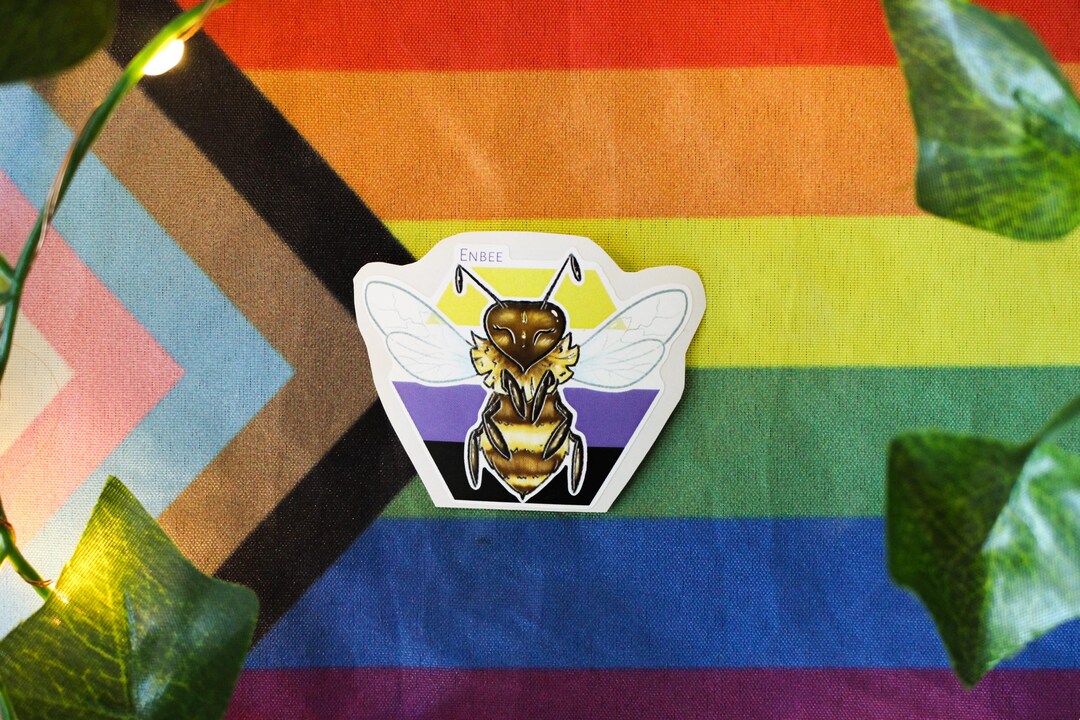 Nonbinary Pride Stickers | the Enbee - Etsy UK