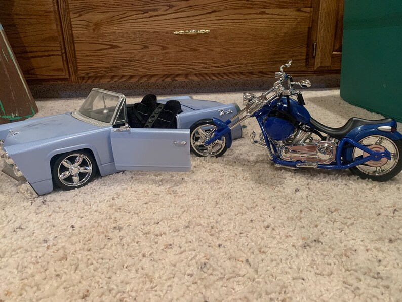 Bratz Boyz Motorcycle (2003) and Bratz Blue Cadillac Convertible ...