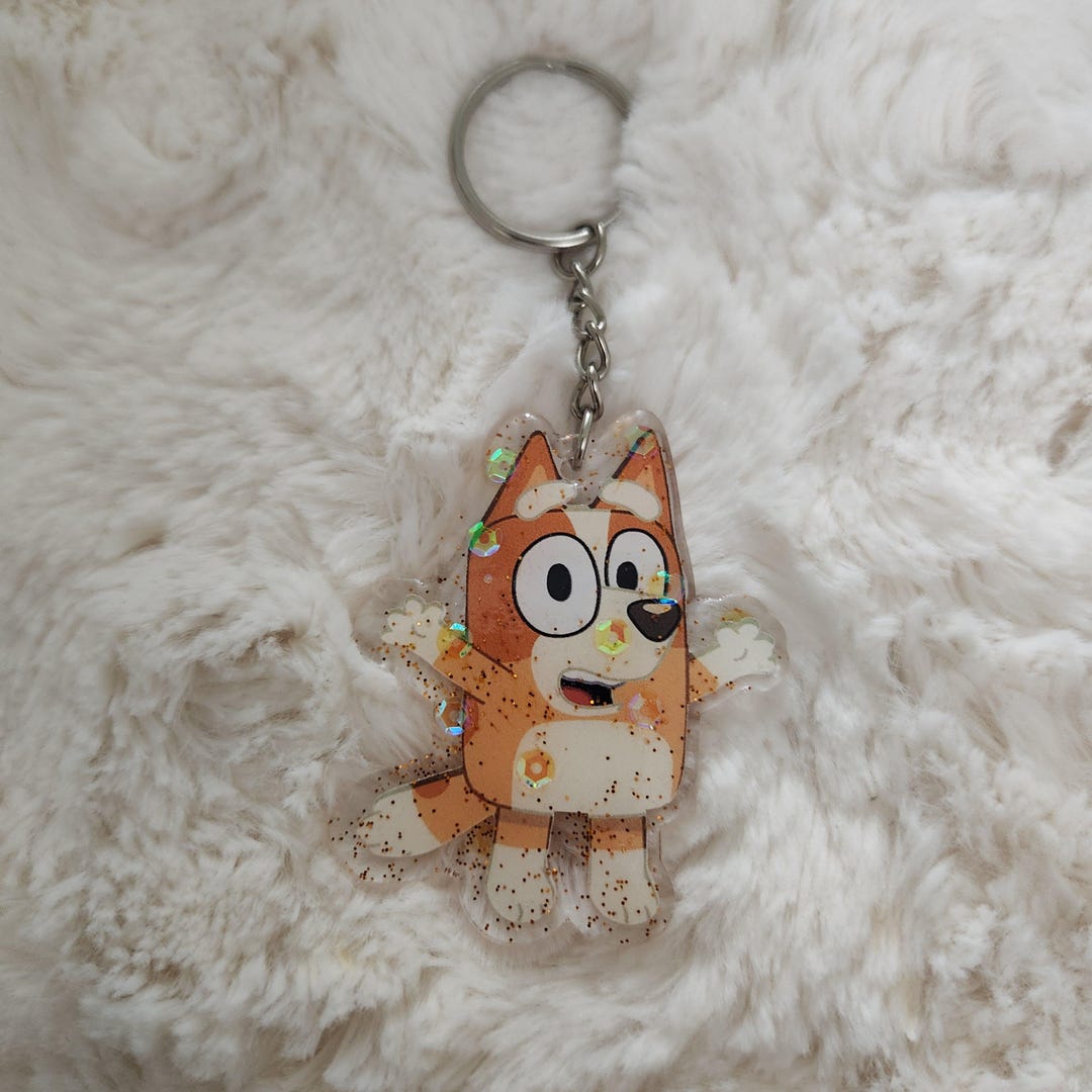 Bluey Bingo Keychain - Etsy