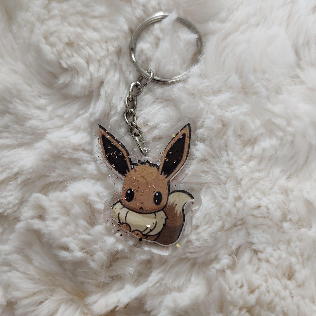 Pokemon Eevee Keychain - Etsy
