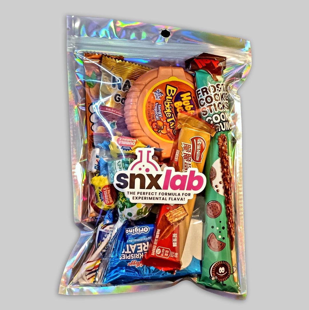 Surprise Snack Sampler Snack Pouch With Global & Classic Treats - Etsy