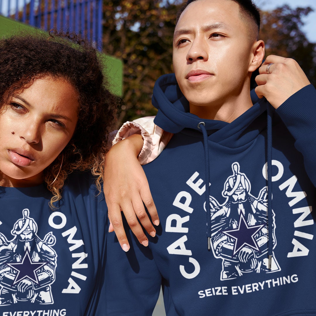 Cowboys carpe Omnia: Seize Everything Hoodie - Etsy