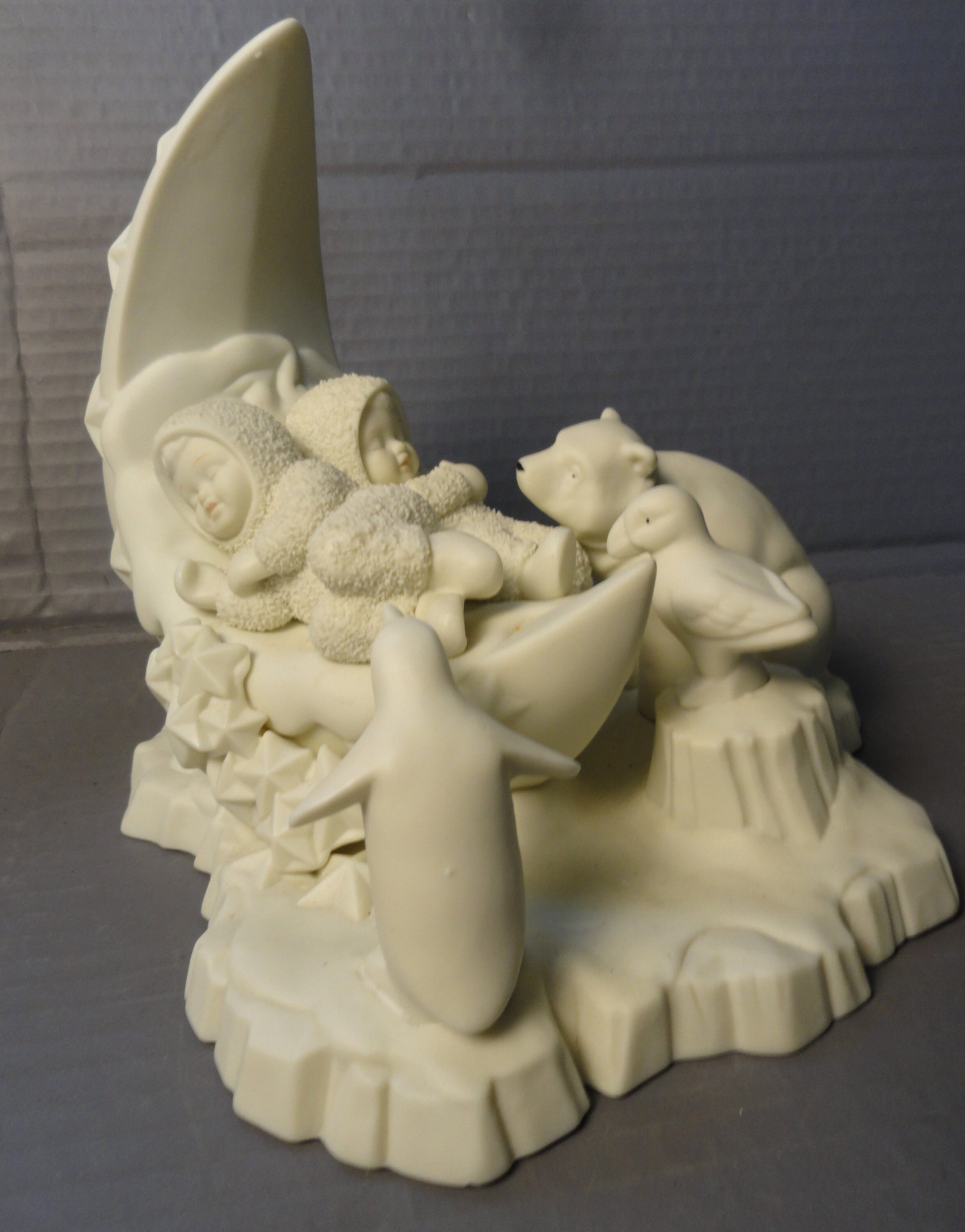 Sleeping on the Moon Snow Babies Dept 56 - Etsy