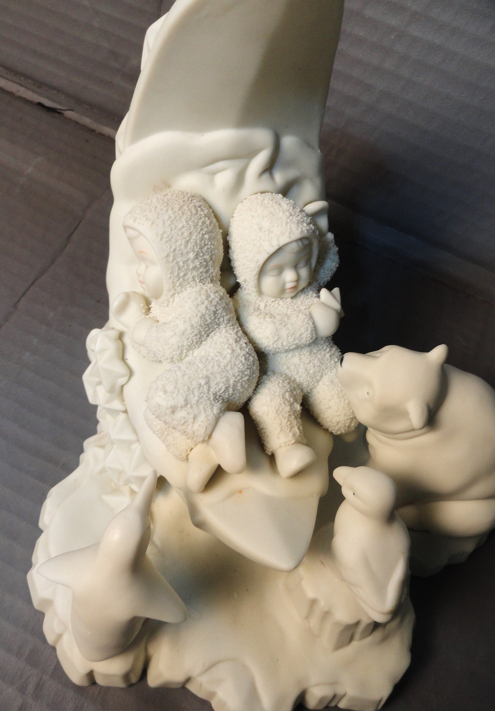 Sleeping on the Moon Snow Babies Dept 56 - Etsy