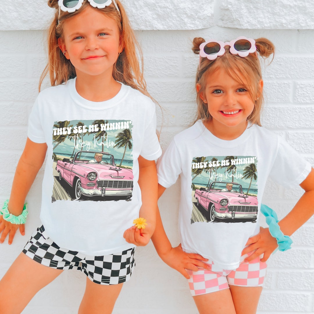 Youth Comfort Colors Oversized Trump Shirt, See Me Winnin Tee, Kids ...