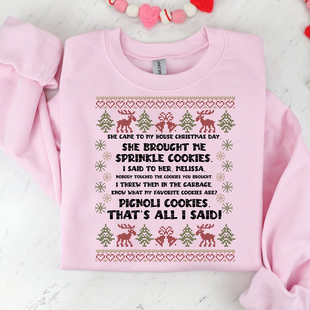 She Brought Me Sprinkle Cookies Ugly Christmas Sweater - Etsy
