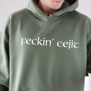 Feckin Eejit Paddy's Day T-shirt, Irish Celtic Shirt, Irish Sayings ...