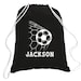 Custom Football Backpack, Drawstring School Bag, Personalized Sports ...