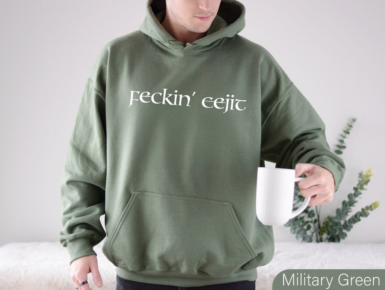 Feckin Eejit Paddy's Day T-shirt, Irish Celtic Shirt, Irish Sayings ...