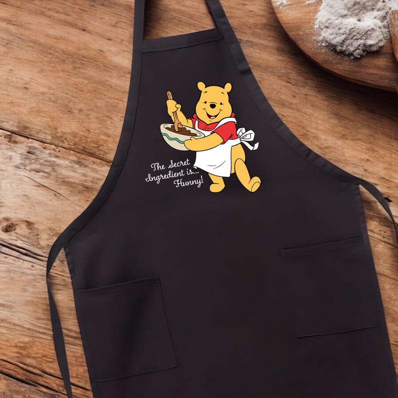 Winnie the Pooh the Secret Ingredient is Hunny Apron, Cooking Apron ...