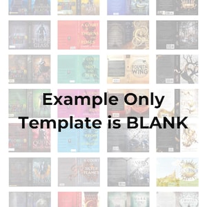 Customizable Mini Book Cover Template| DIY Bookish Crafts (digital ...