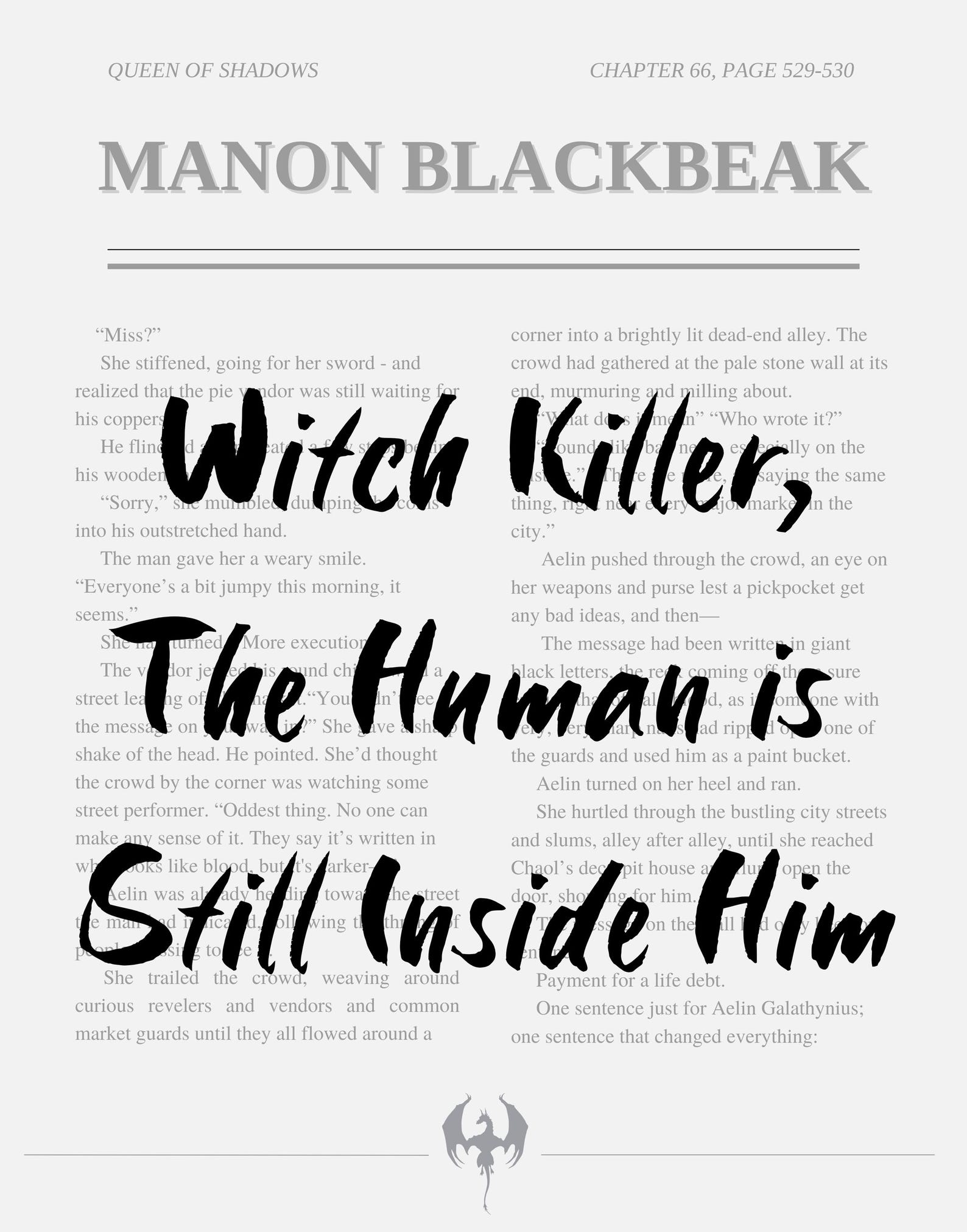 Manon Blackbeak Throne of Glass Digital Download Print booktok Fan Art ...