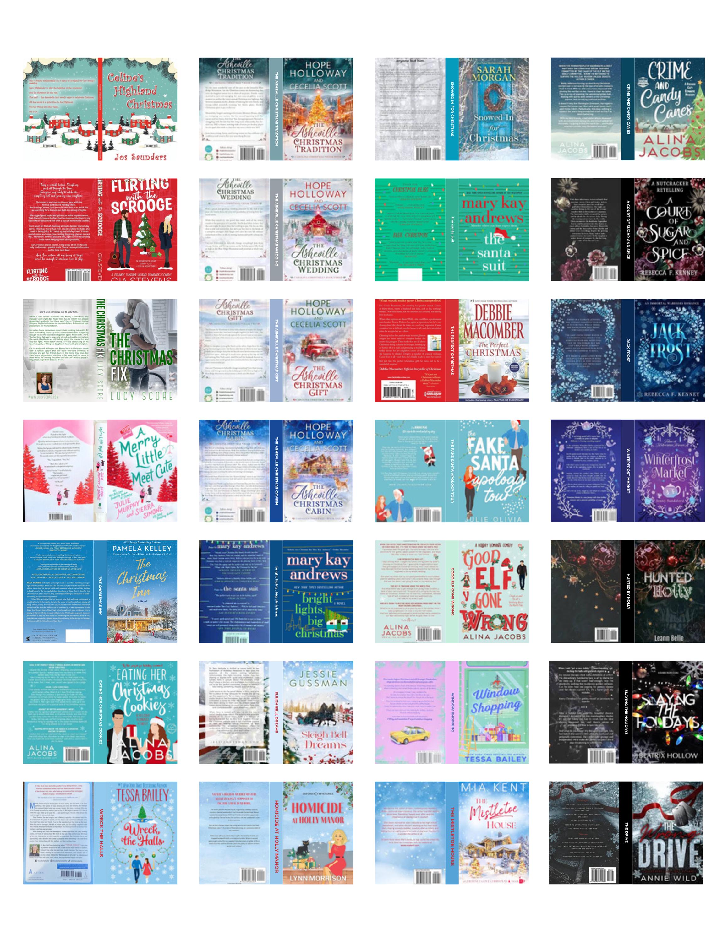 Holiday & Christmas Mini Book Covers | Festive Library Reads (digital ...